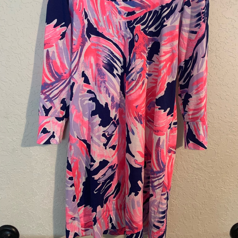 Lilly Pulitzer Merrit Dress In Paradise Point - Gem